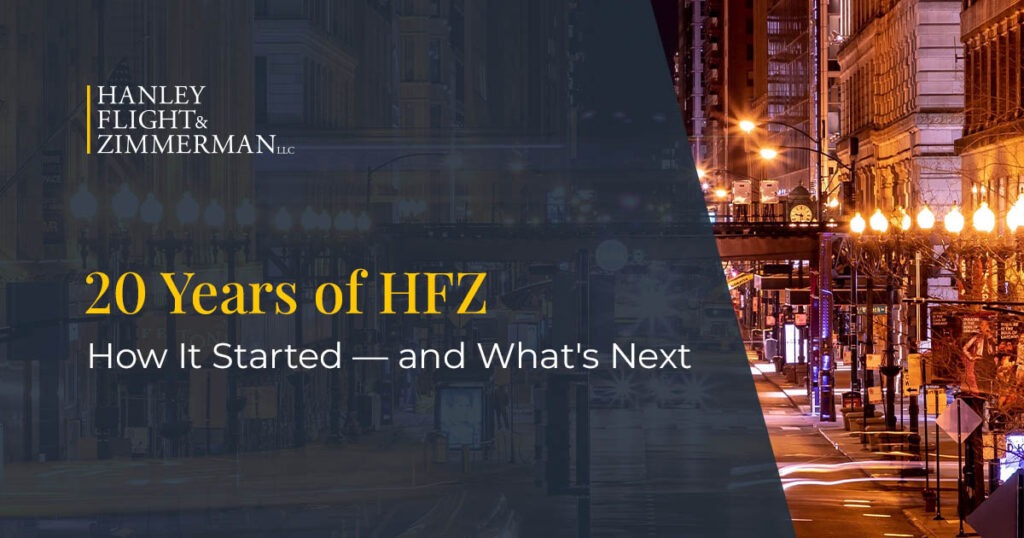Twenty Years of HFZ: How It All Started • Hanley Flight & Zimmerman LLC